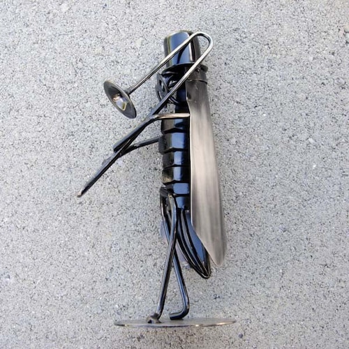 Dog Sitting Dog Figurine Metal Spark Plug Dog Metal Art | Etsy