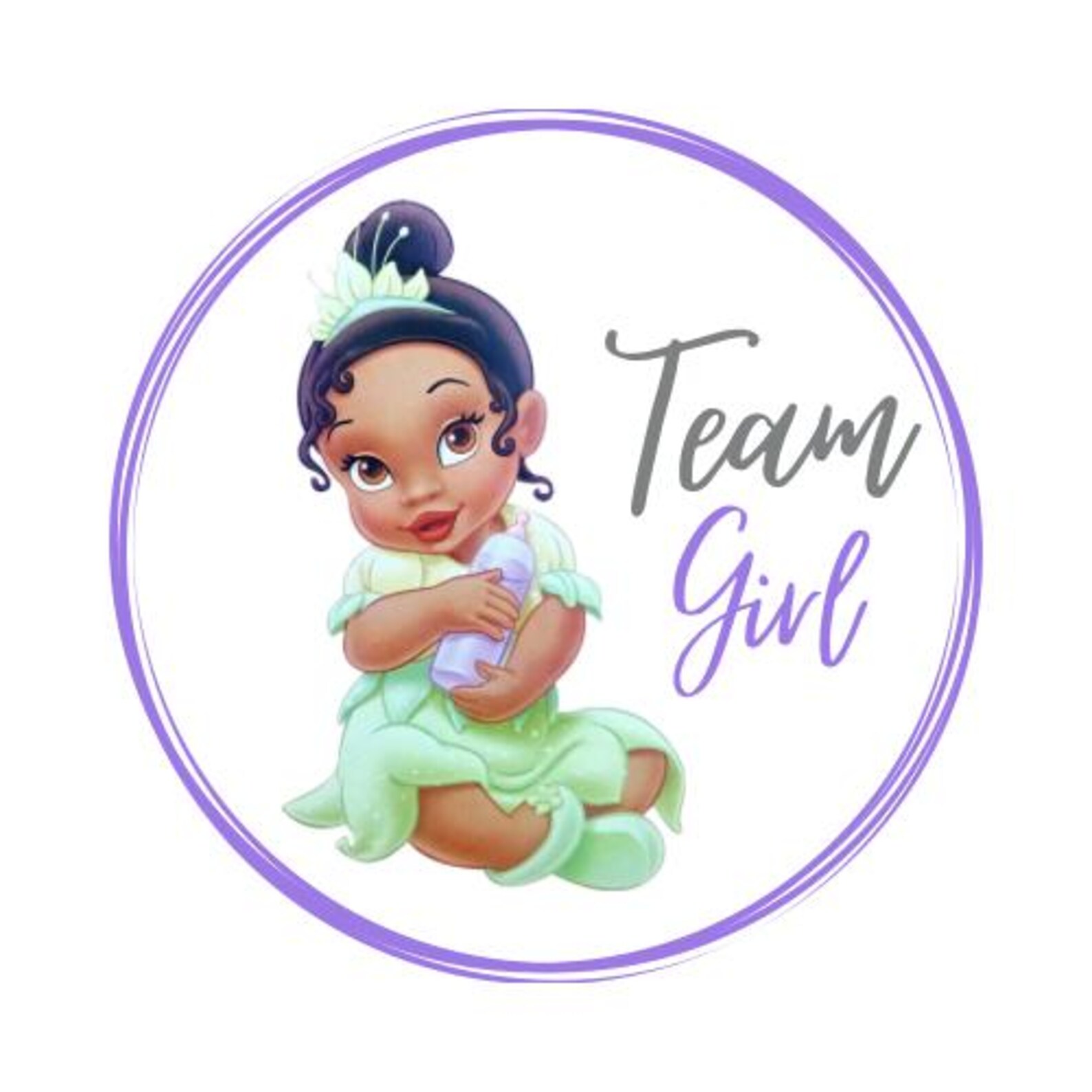 Princess and the Frog Gender Reveal Digital Pdf File - Etsy