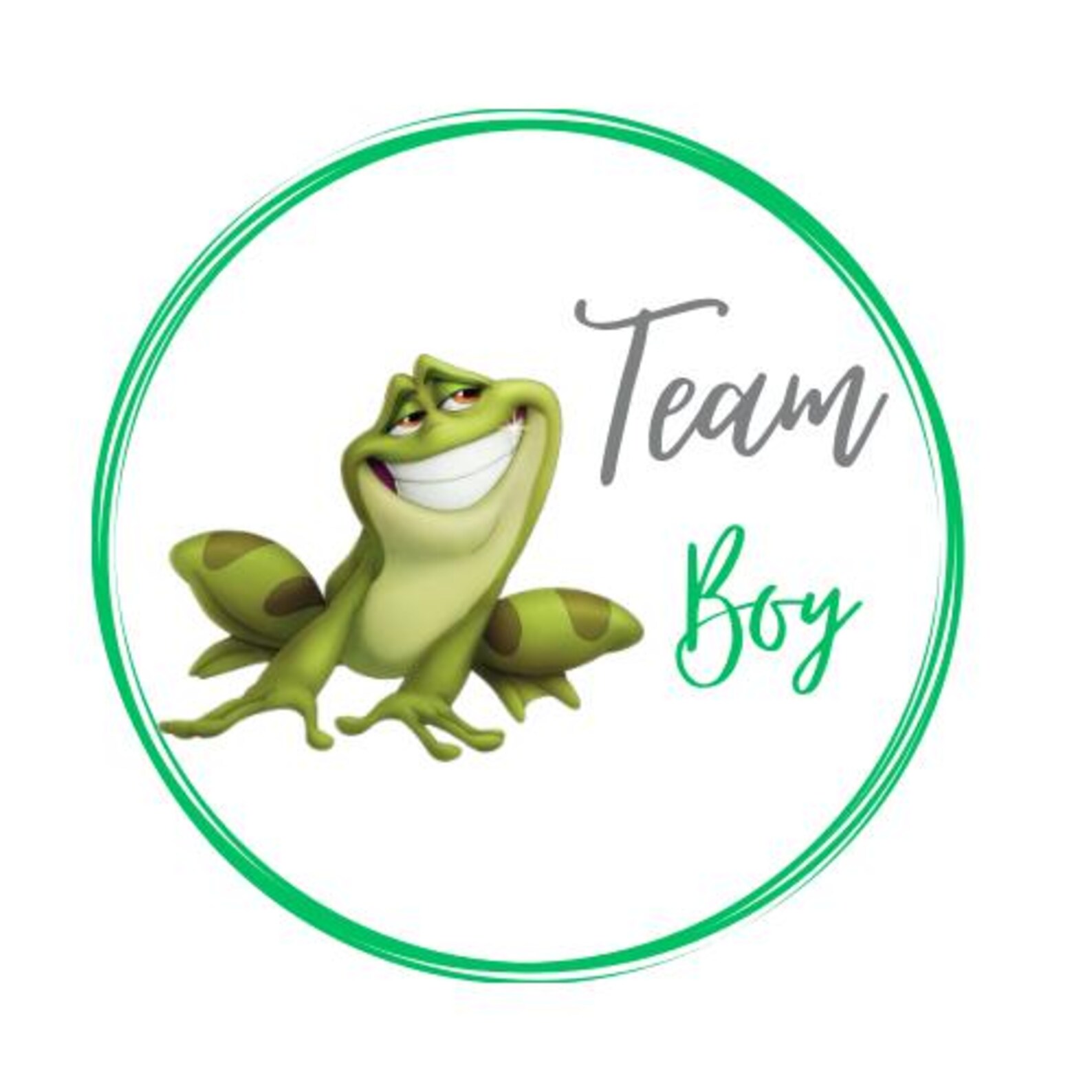 Princess and the Frog Gender Reveal Digital Pdf File - Etsy