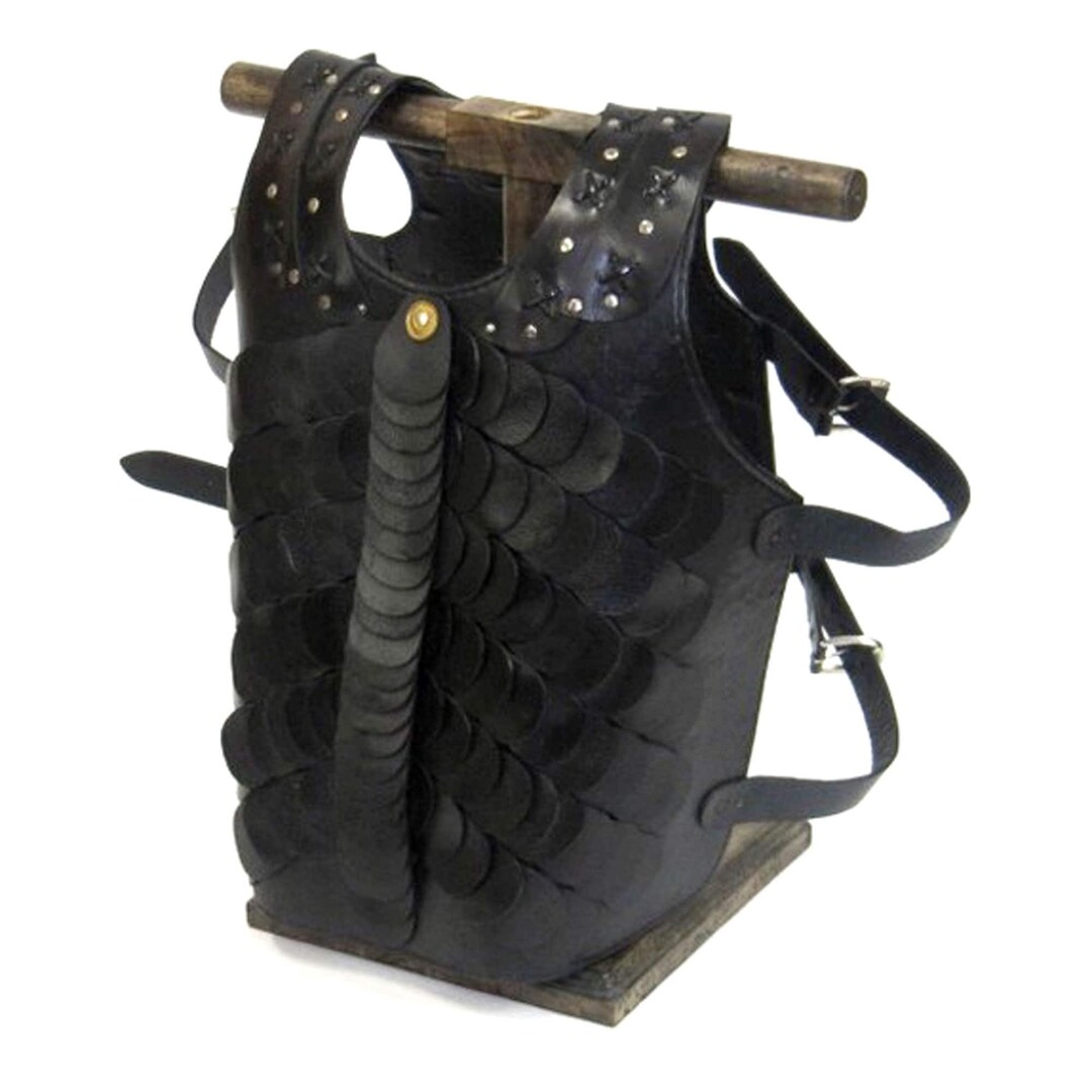 Medieval Leather Armor Jacket black, One Size, Fits Most - Etsy