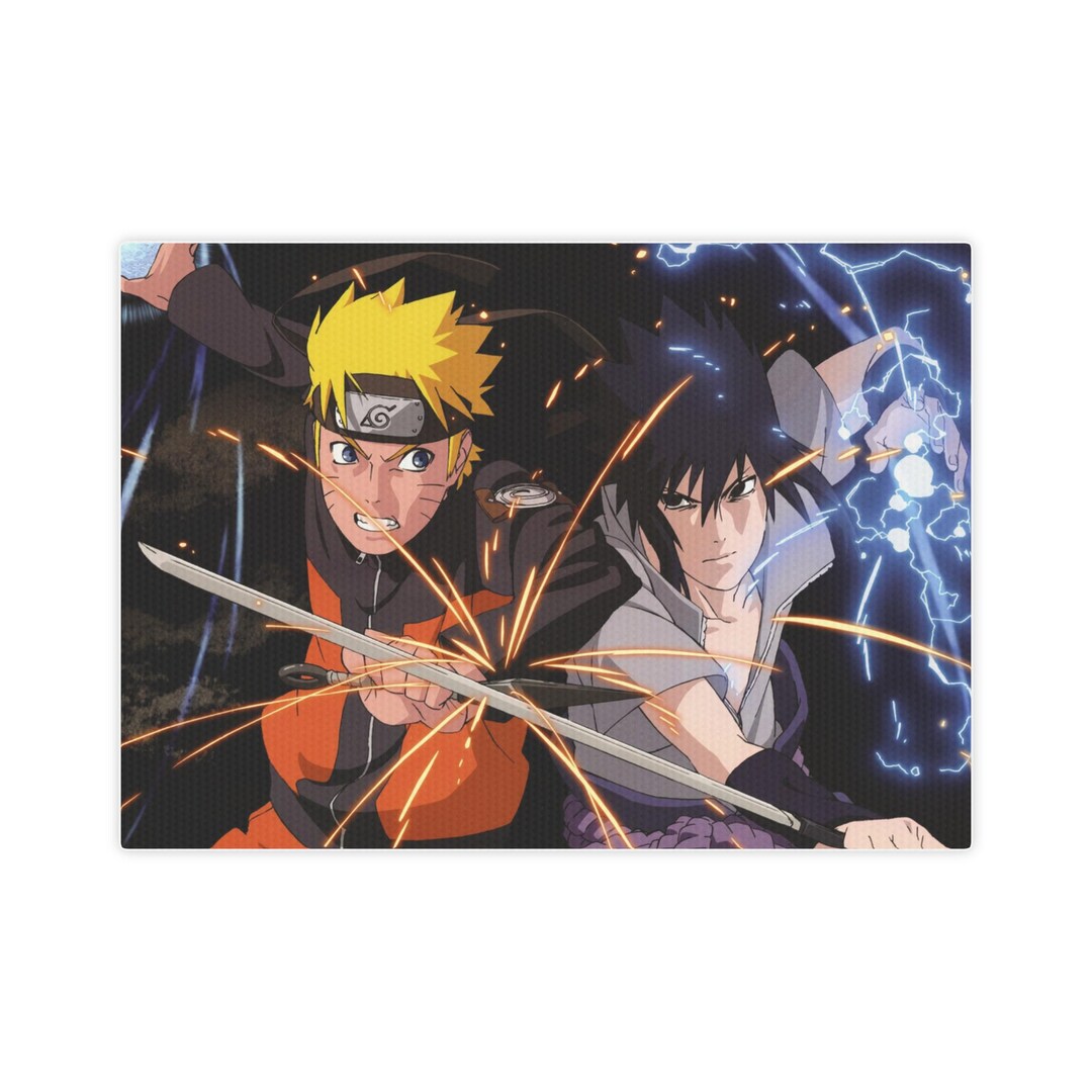 Naruto X Sasuke Custom Photo Tile - Etsy