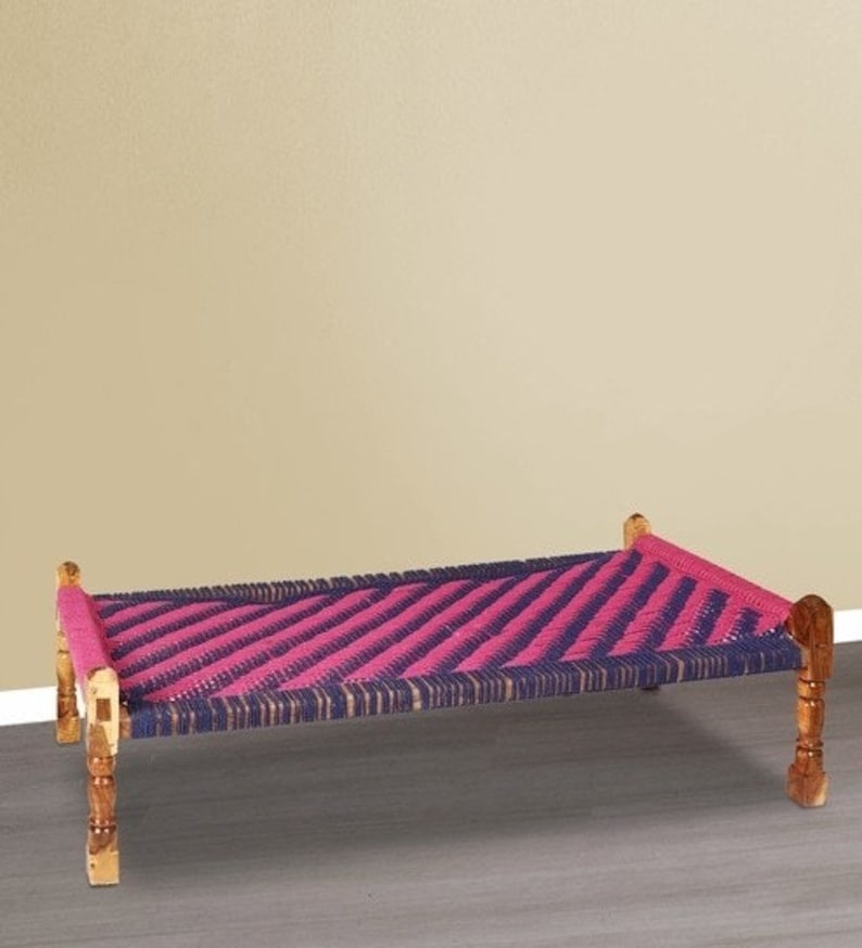 Traditional Indian Bed Charpai Very Beautiful Decor Bedspread - Etsy