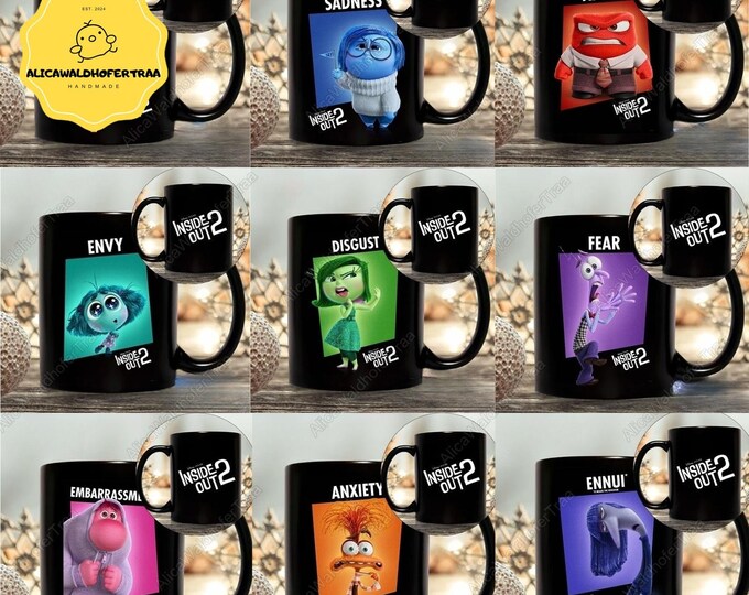 Inside Out 2 Mug, Inside Out All Emotions Cup, Inside Out Characters ...