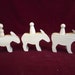 Set of 3 Chunky Standing Donkeys With Peg Doll Riders - Etsy