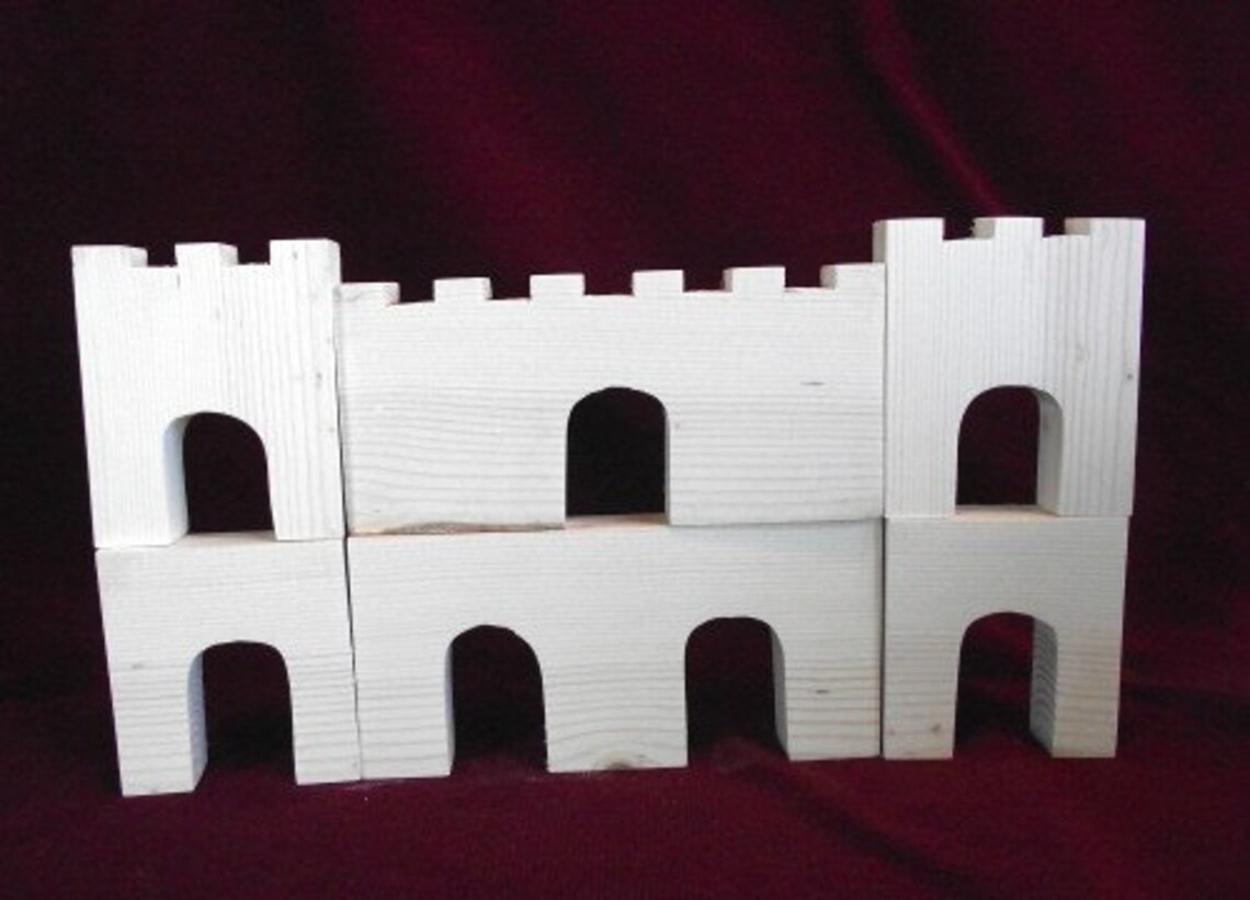 Castle Walls 12 Piece Set to Complete the Castle Blocks - Etsy