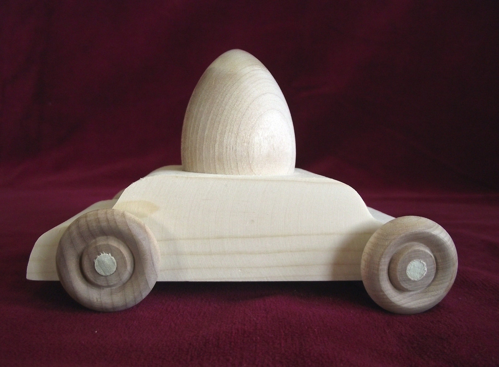 The Eggmobile, Unfinished Pine Vehicle for Hardwood Hen Egg - Etsy