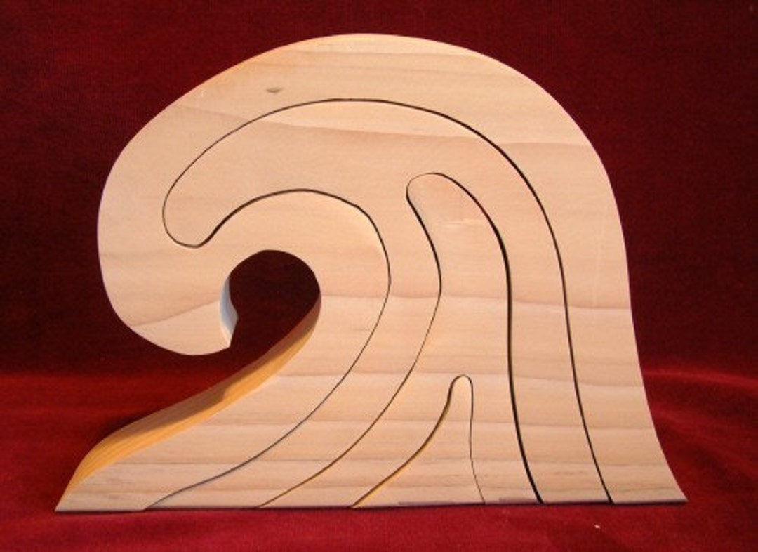 Big Stacker, Water Element, Unfinished Pine - Etsy