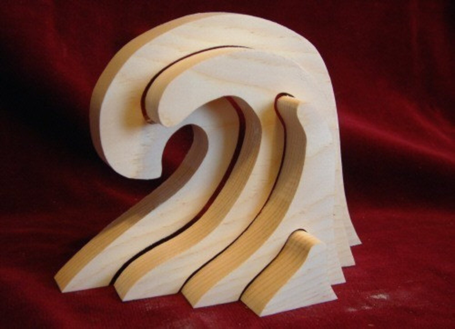 Little Stacker, Water Element Unfinished Pine Cutout - Etsy