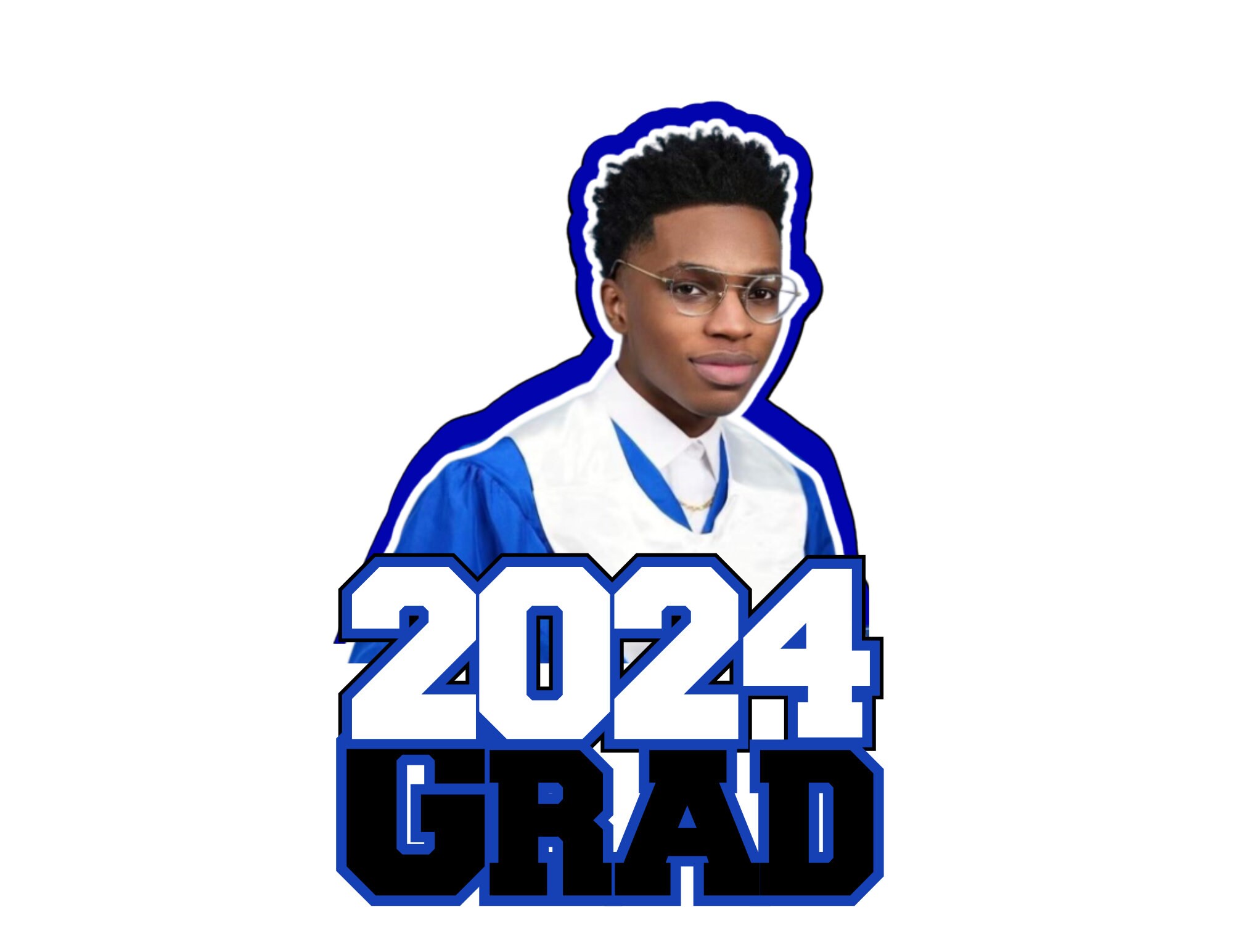 Editable Grad Big Head Fan CANVA ONLY - Etsy