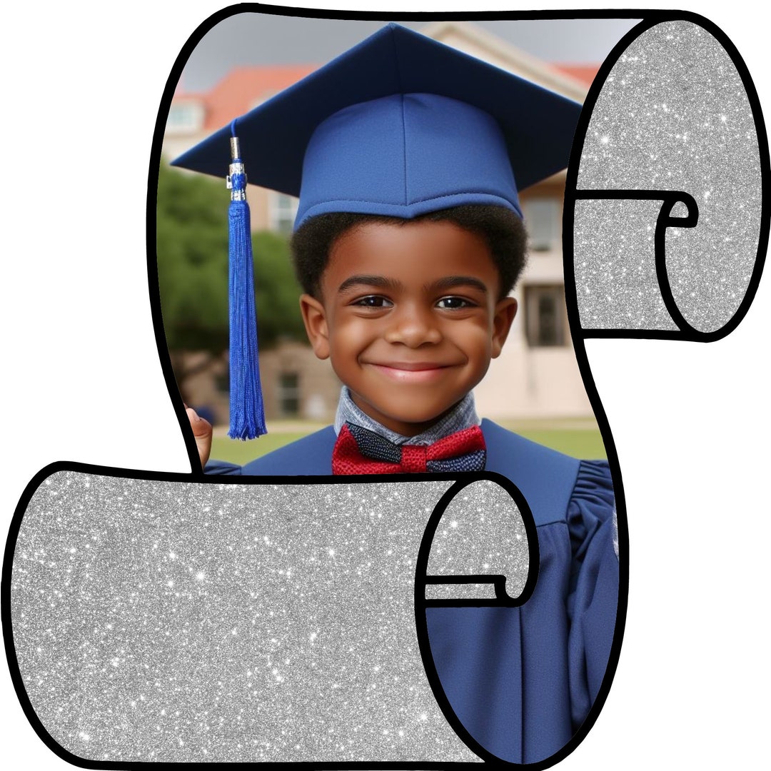 Editable Graduation Scroll Fan Template canva Only - Etsy