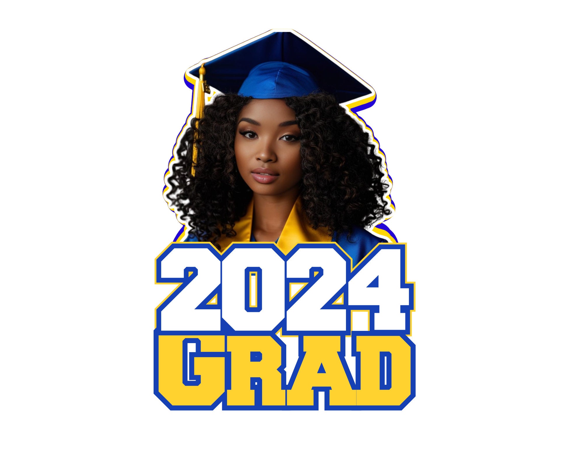 Editable Grad Big Head Fan CANVA ONLY - Etsy