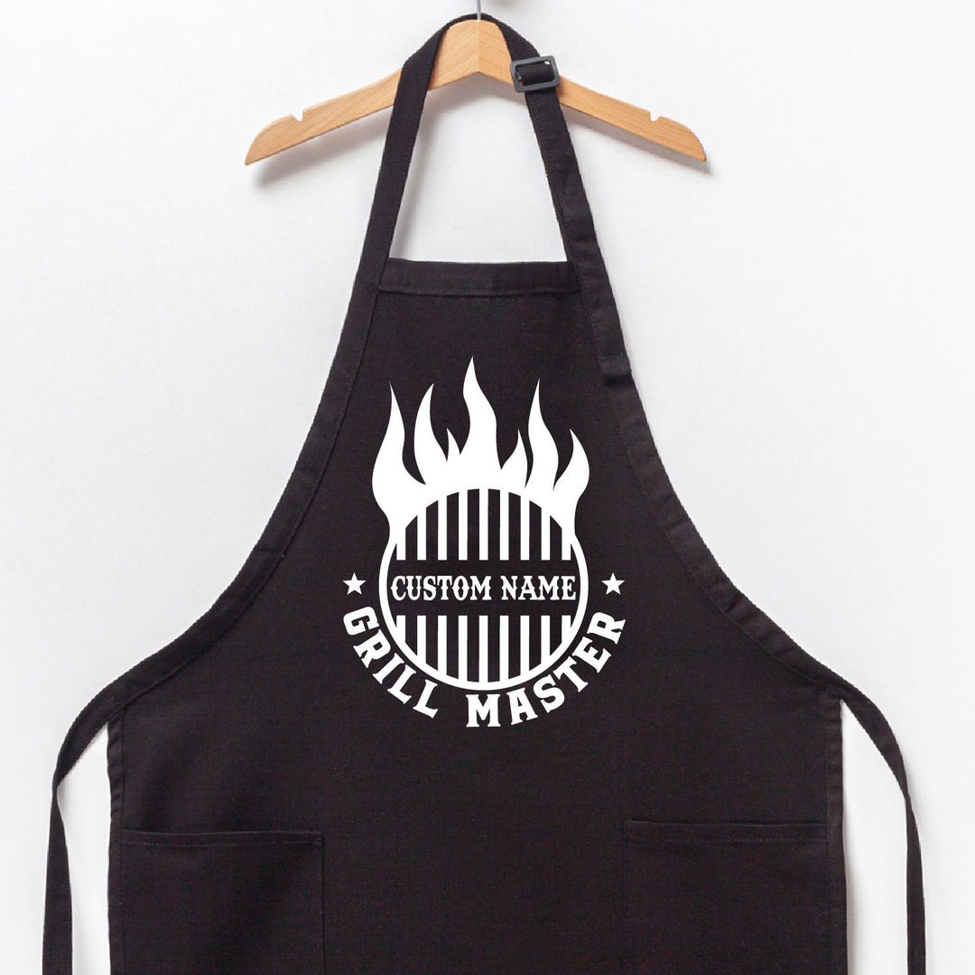 Custom Grill Master Apron, Custom Text and Logo Apron, Custom Apron ...