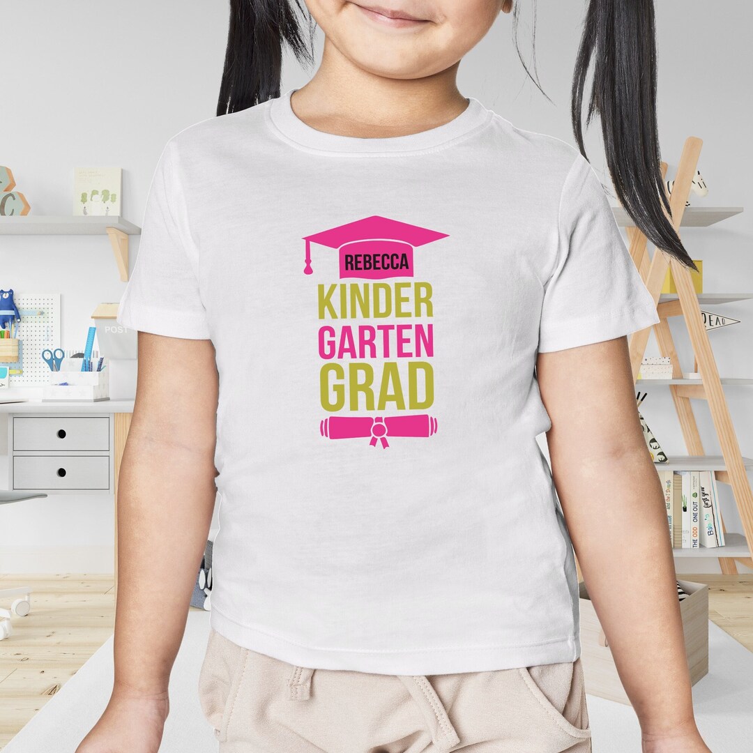 Kindergarten Graduation T-shirt, Custom Graduation Shirt, End of School ...