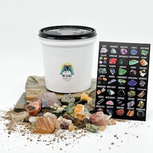 Crystal Mining Bucket 3 POUNDS of Fun: Explore Earths Treasures With ...