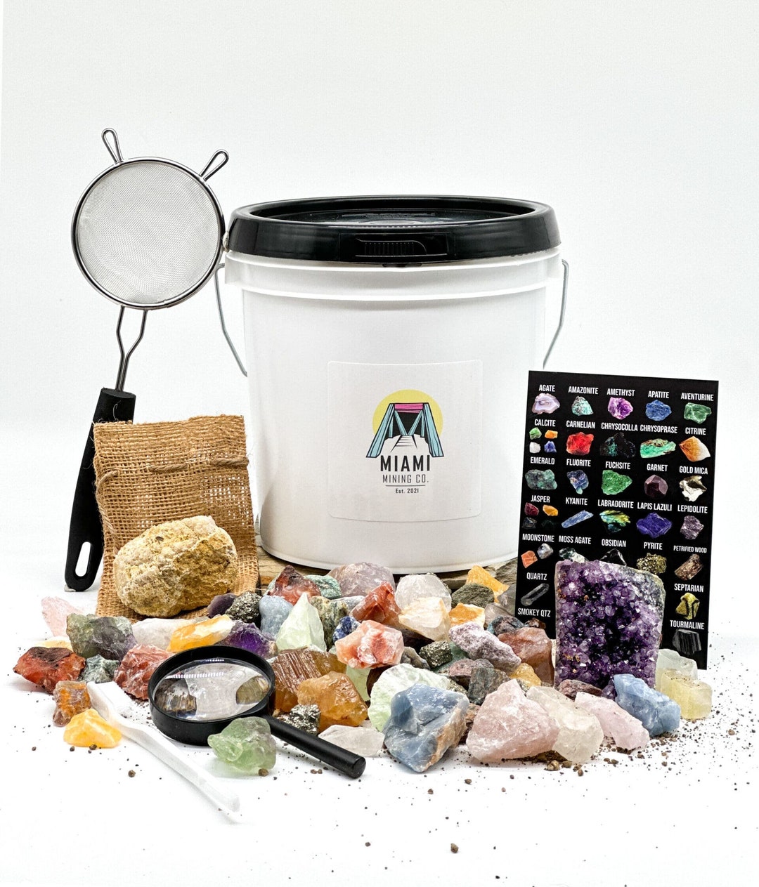 Gem Mining Kit 12 POUNDS of Adventure: Discover Gems and Minerals With ...