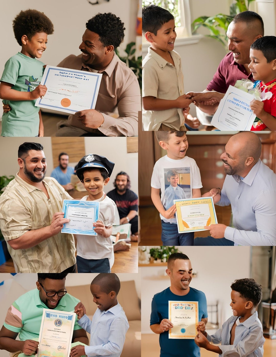 Father's Day Certificate, Best Dad Award, Father of the Year ...