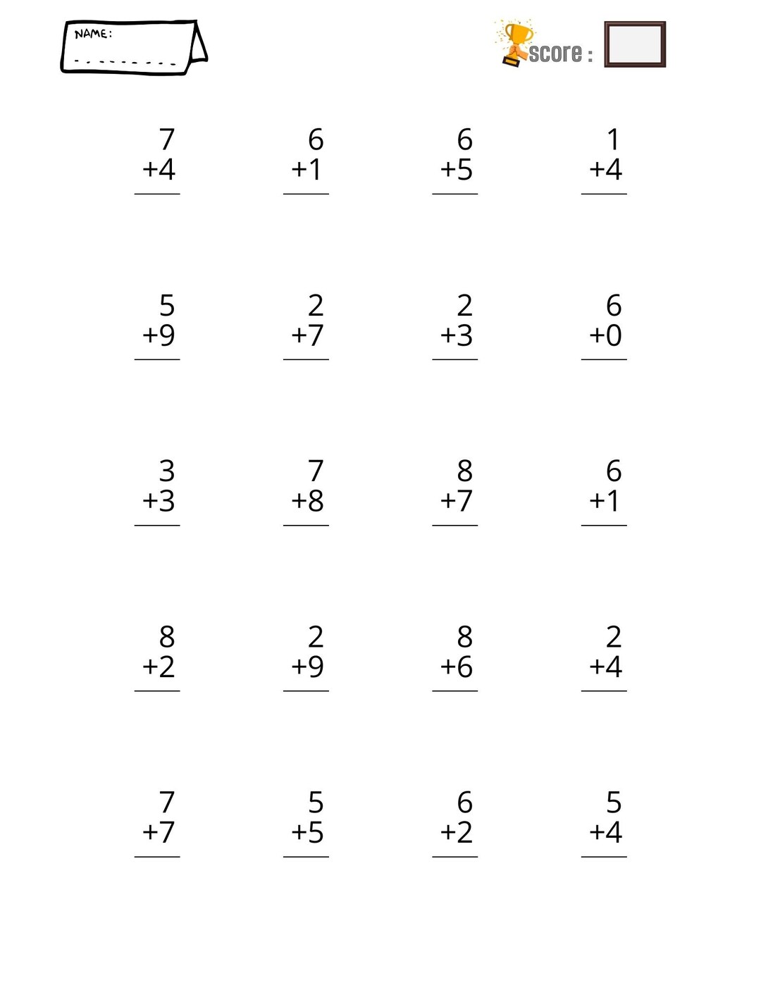 Math Worksheets, Printable Math, Homeschool Math, Kids Learning, Math ...