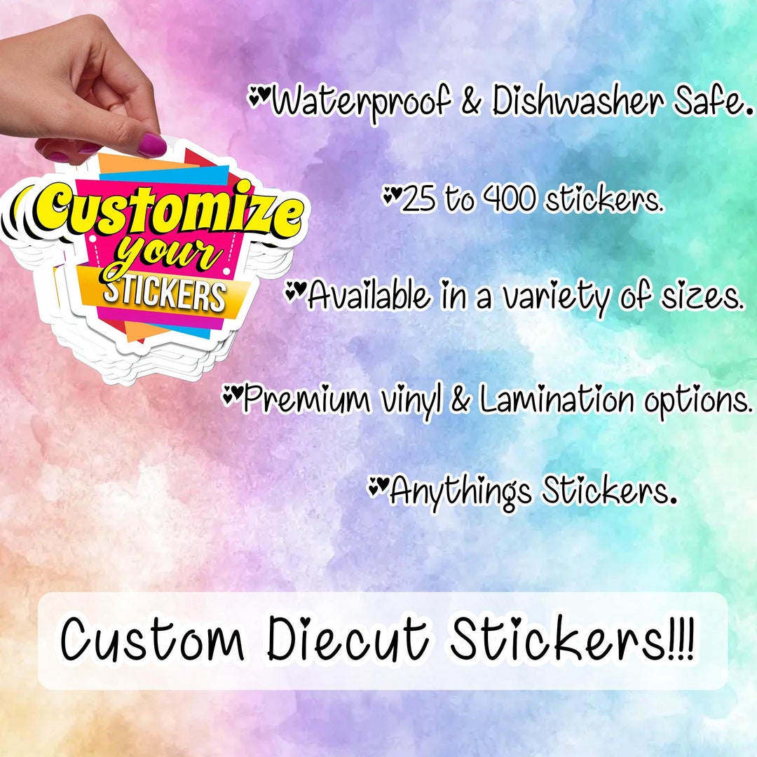 Custom Vinyl Stickers, Die Cut Stickers, Logo Stickers, Personalized ...