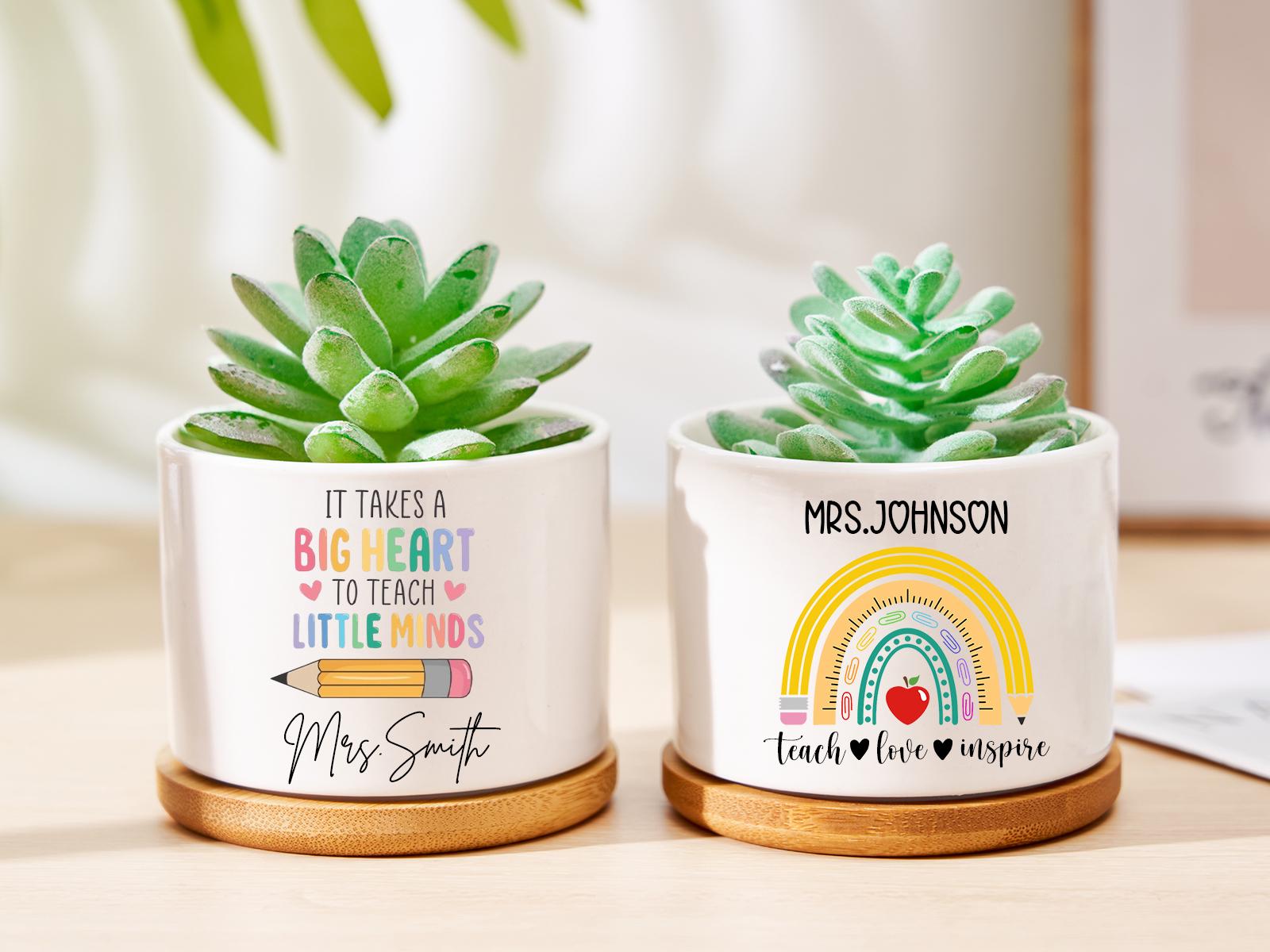 Thank You Teacher Gifts,teacher Appreciation Gift,custom Plant Pot ...
