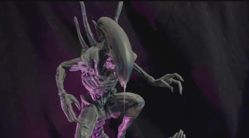 Alien Xenomorph With Eggs - Etsy