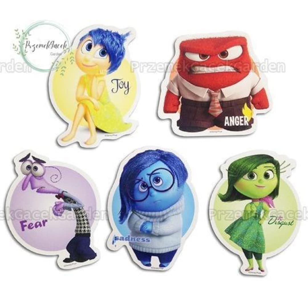 Inside Out Characters Stickers, Inside Out 2 Bumper Stickers, It's Okay ...