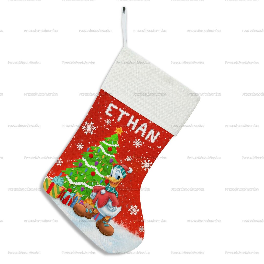 Custom Donald Duck Xmas Stockings, Donald Christmas Stockings, Disney ...