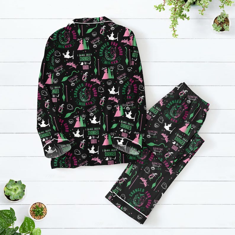 Wicked Defying Gravity Pajama Set, Changed for Good Kid Pajamas ...