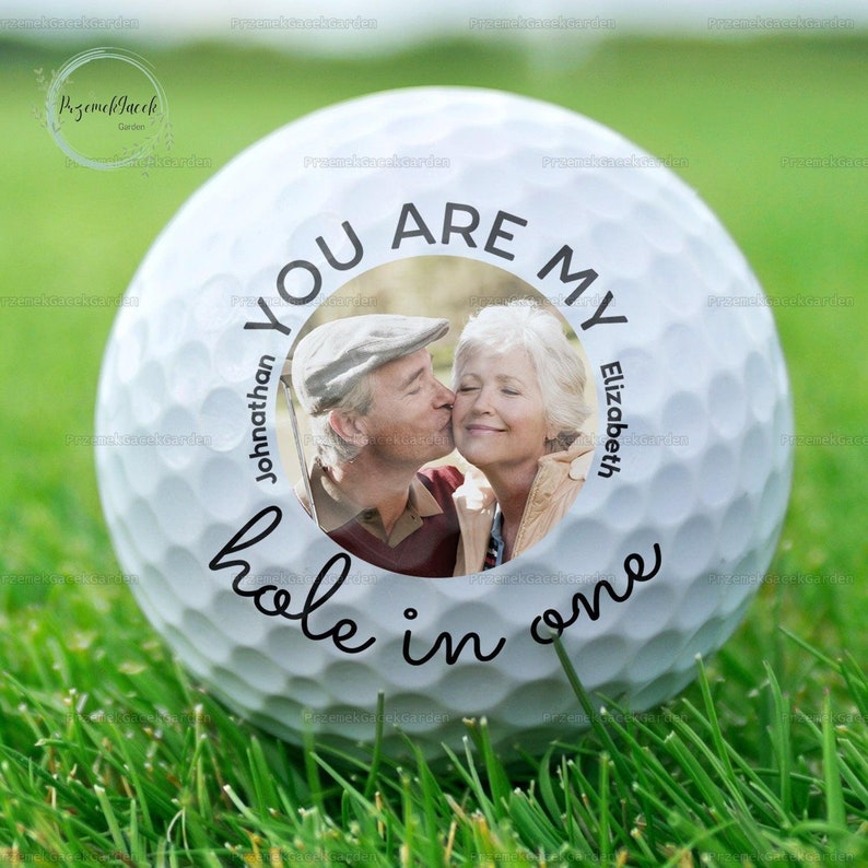 Custom Couple Name Golf Ball, Personalized Photo Golf Ball, You Are My ...
