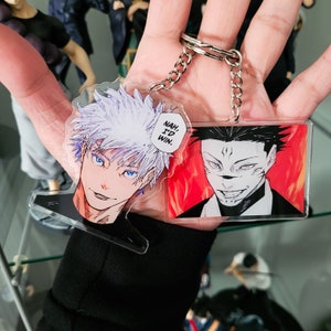 JJK Gojo & Sukuna Acrylic Keychain | Double-sided Anime Jujutsu ...