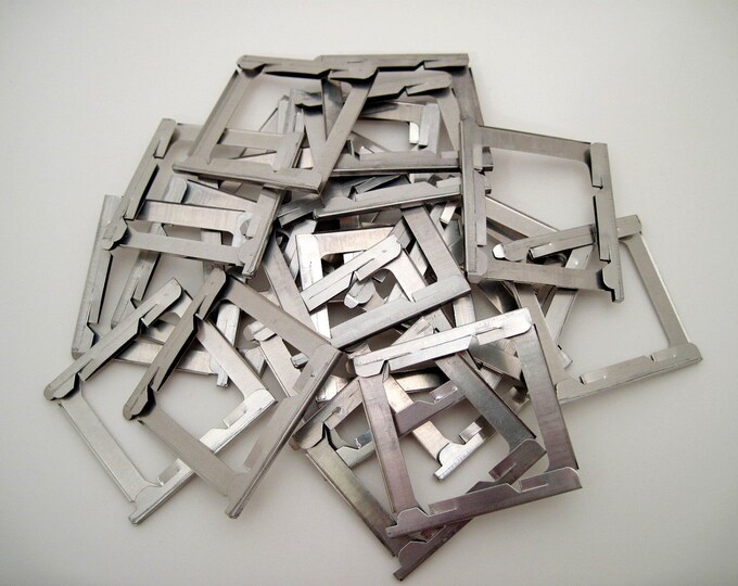 100 Vintage Metal Slide Frames 2x2 35mm Slides Metal Frames Small ...