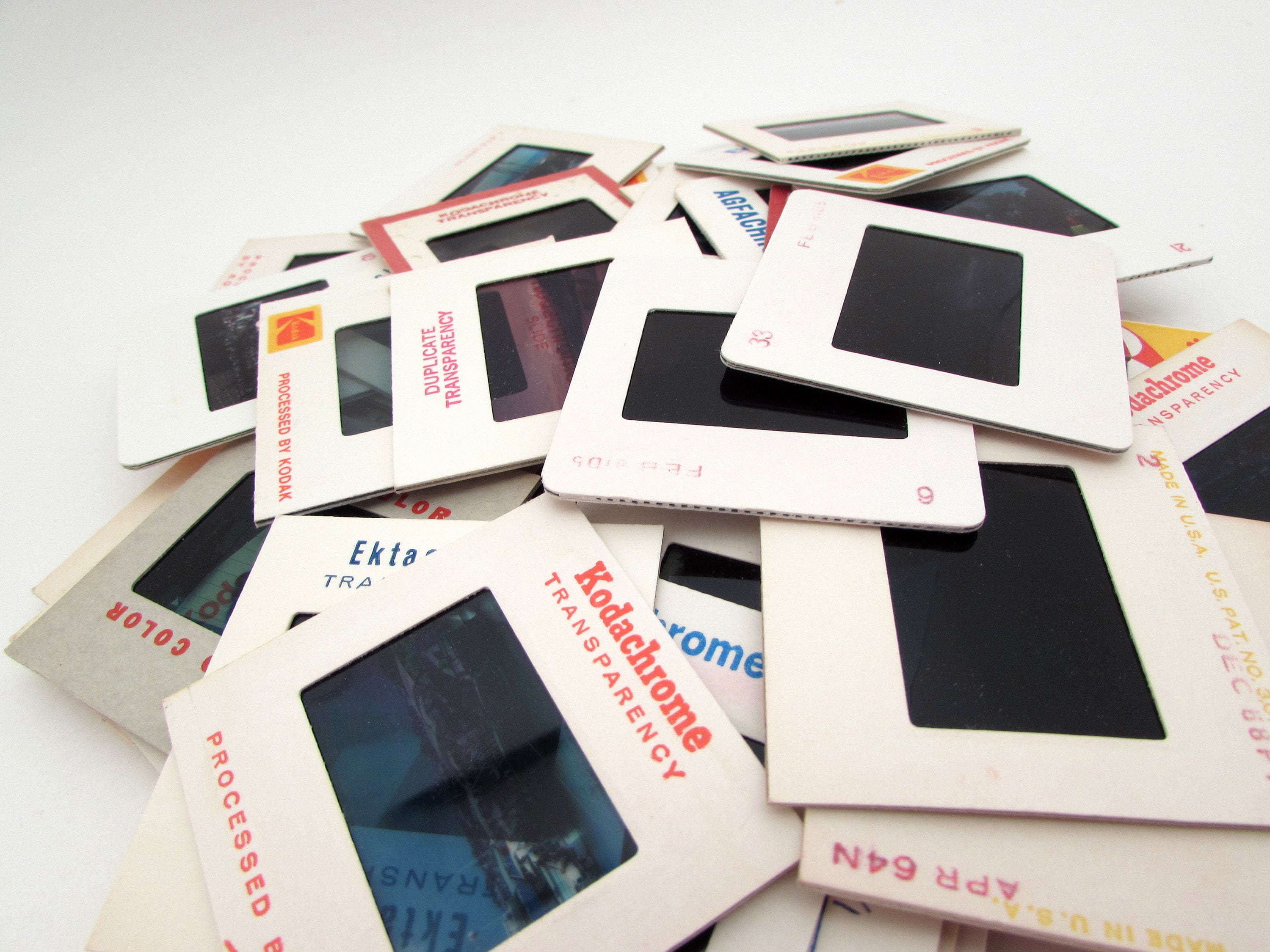 50 Vintage 35mm Slides in Cardboard Frames - Vintage Photo Slides ...