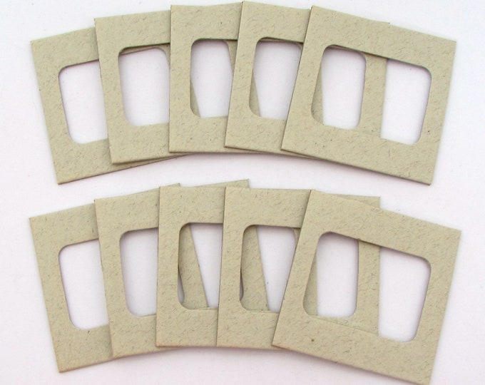 10 New Unused Cardboard Slide Mounts - Photo Slide Frames - Vintage ...