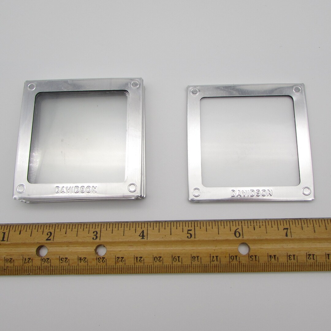 5 LARGE Glass Slide Frames - Medium Format - Glass Frames - Empty ...