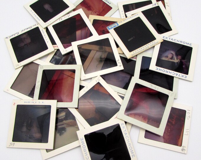 25 Vintage Film Slides - Panavue - Super 127 - Large Film - Family ...