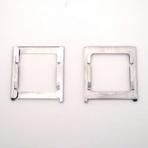 100 Vintage Metal Slide Frames - 2x2 - 35mm Slides - Metal Frames ...