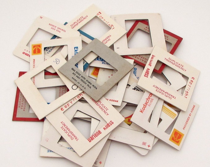 25 Photo Slide Frames - Cardboard Frames - 35mm Slides Frames ...