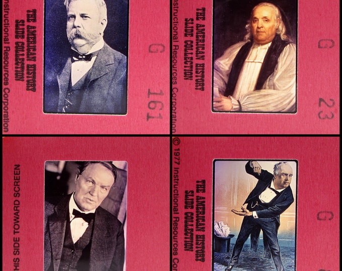 25 Portraits of Famous Americans Historical Figures 35mm - Etsy