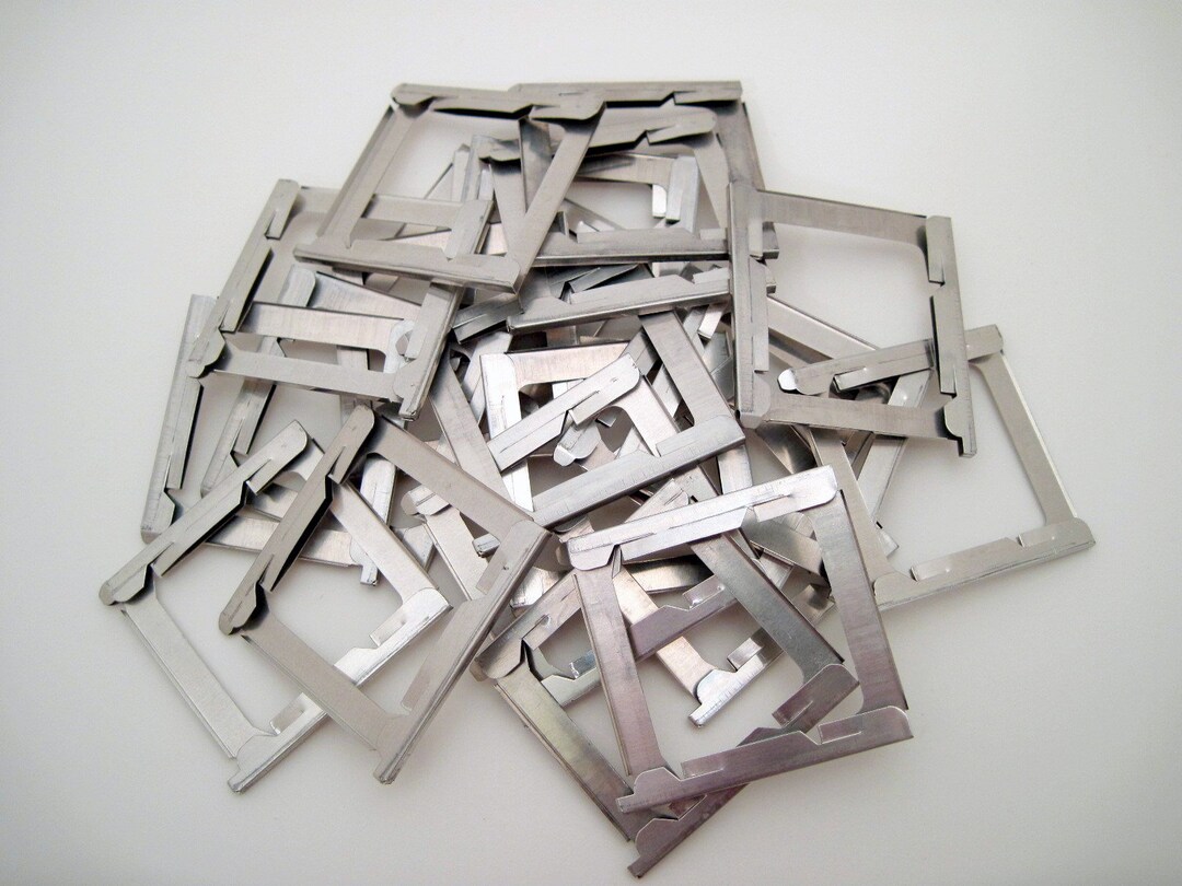 100 Vintage Metal Slide Frames - 2x2 - 35mm Slides - Metal Frames ...