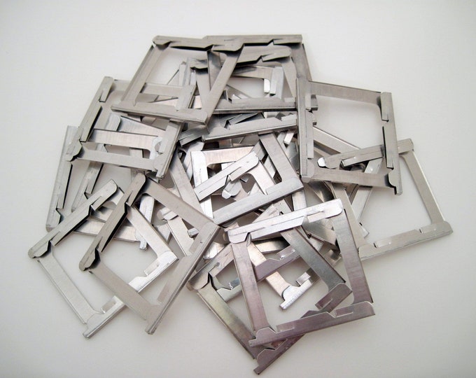 100 Vintage Metal Slide Frames - 2x2 - 35mm Slides - Metal Frames ...