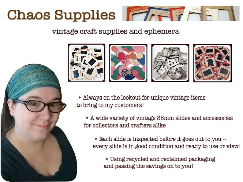 50 Vintage Metal Slide Frames - 2x2 - 35mm Slides - Metal Frames ...