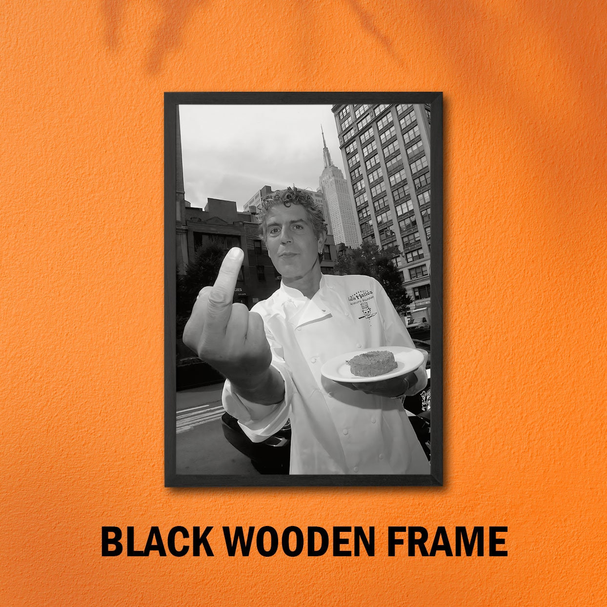 Anthony Bourdain Middle Finger, Anthony Bourdain Middle Finger Print ...