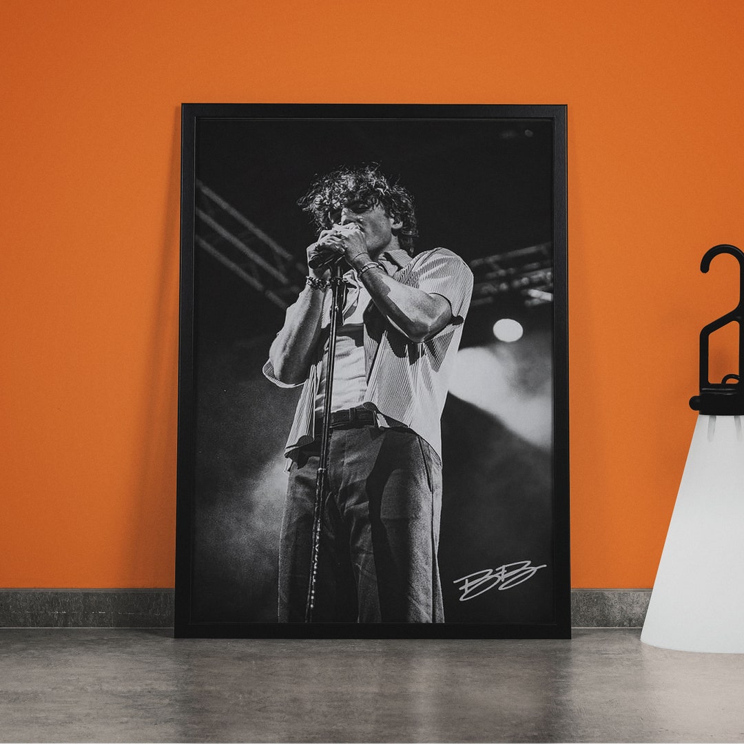 Benson Boone Signed Poster, Fireworks and Rollerblades Print, Music ...