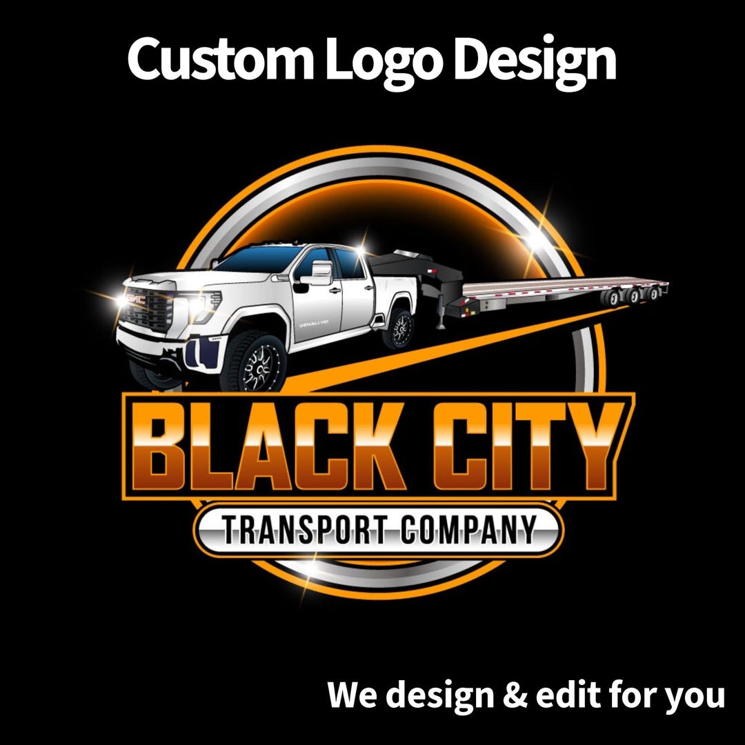 Custom Transport Logo Design Trucking Logo Towing Logo Logistics Logo ...