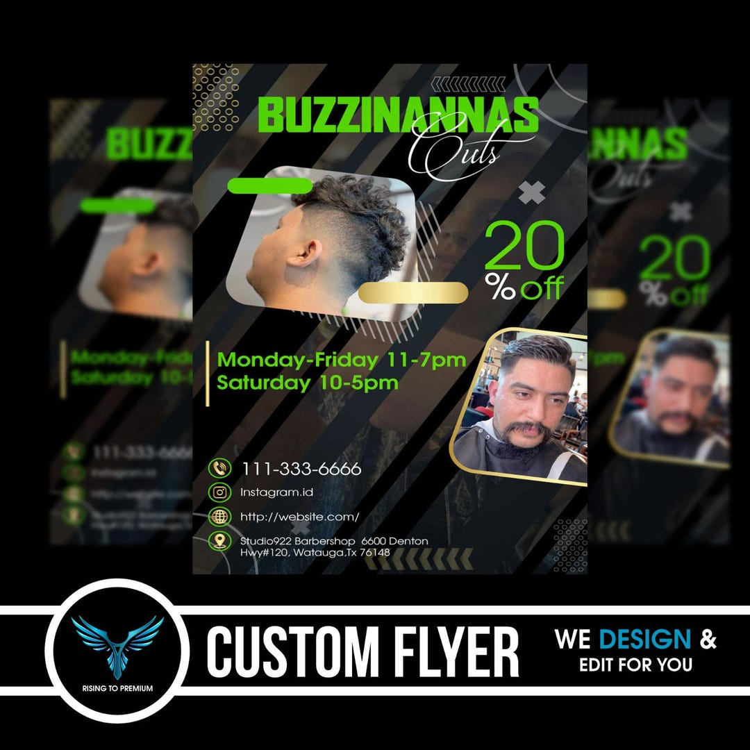 Barbershop Flyer, Barber School Flyer, Hair Cut Flyer, Barber Academy ...