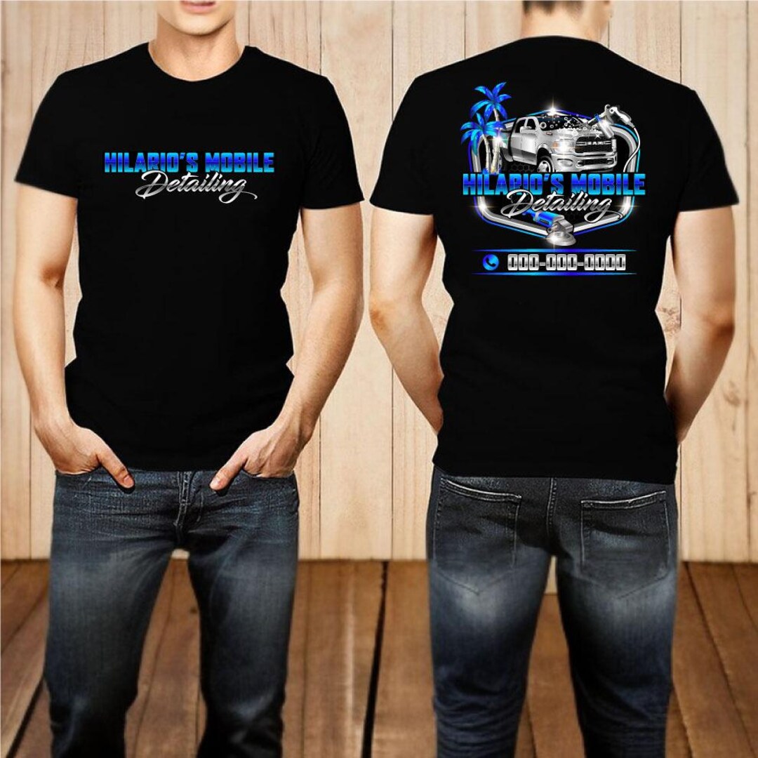 Custom T Shirt Design Hoodie Design Auto Detailing, Mobile Detailing ...