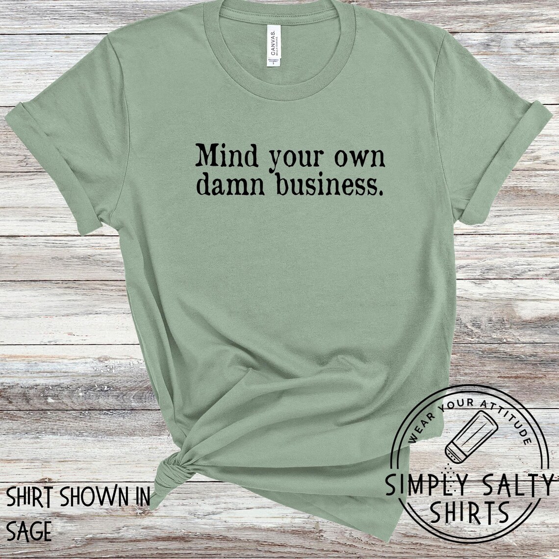 Tim Walz mind Your Own Damn Business T-shirt Vote Blue Empowerment ...