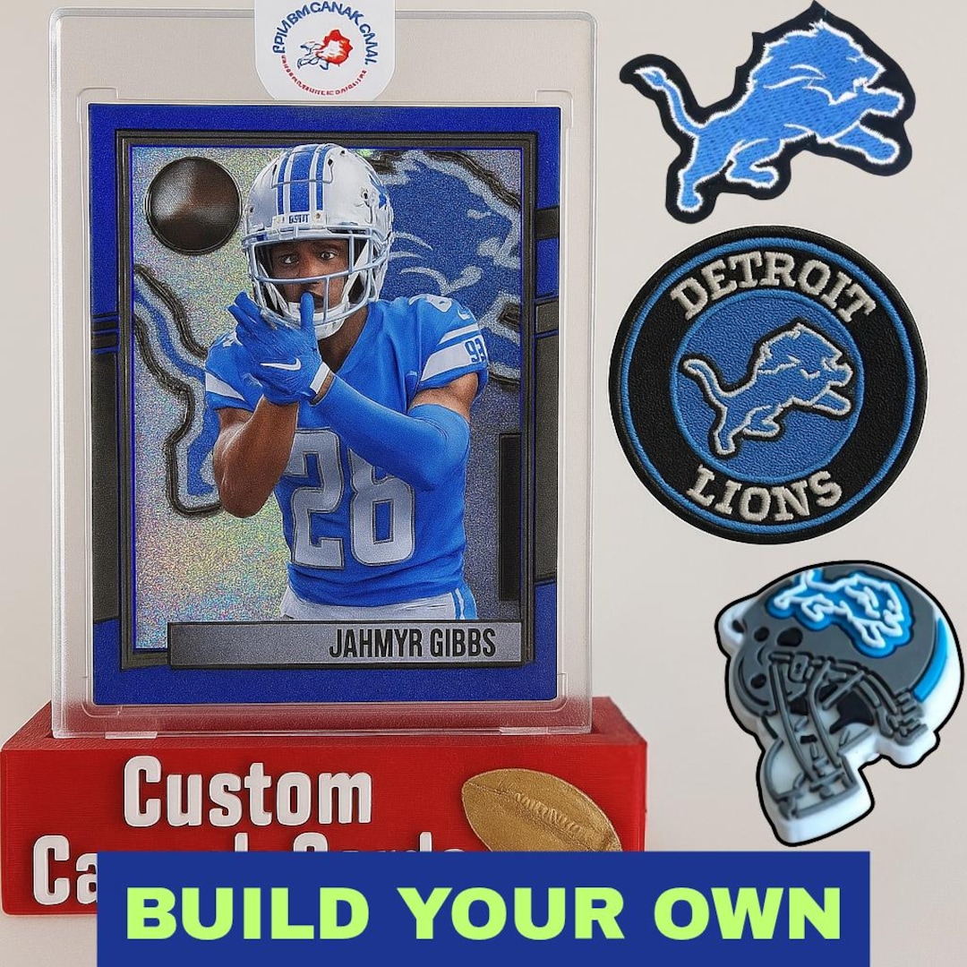 Custom Football Sports Card, Personalized Collectible Trading Card ...