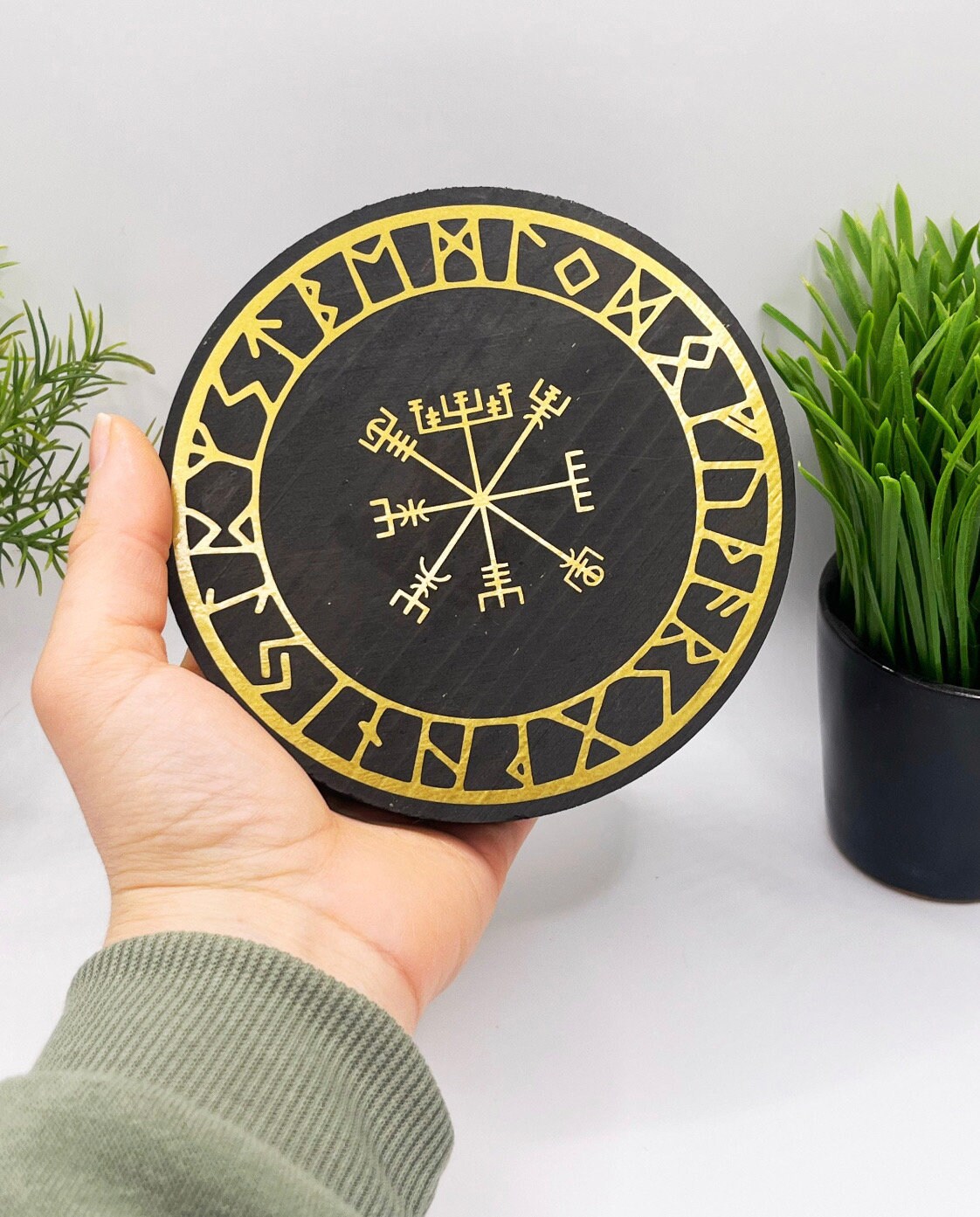 Norse Vegvisir Charging Plate - Etsy