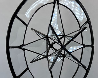 Stained Glass Bevel Star - Etsy