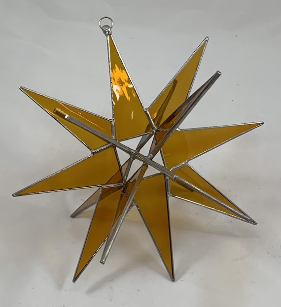 3d Stained Glass Moravian Star Pattern – Glass Designs